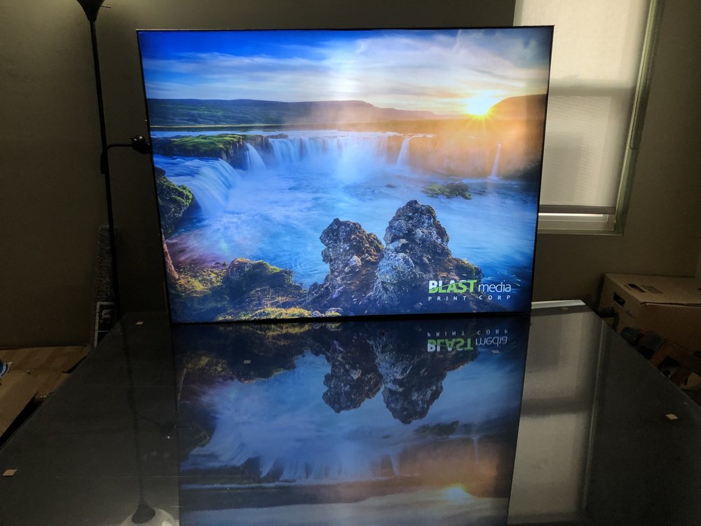 Custom Light box — Blast Media Inc