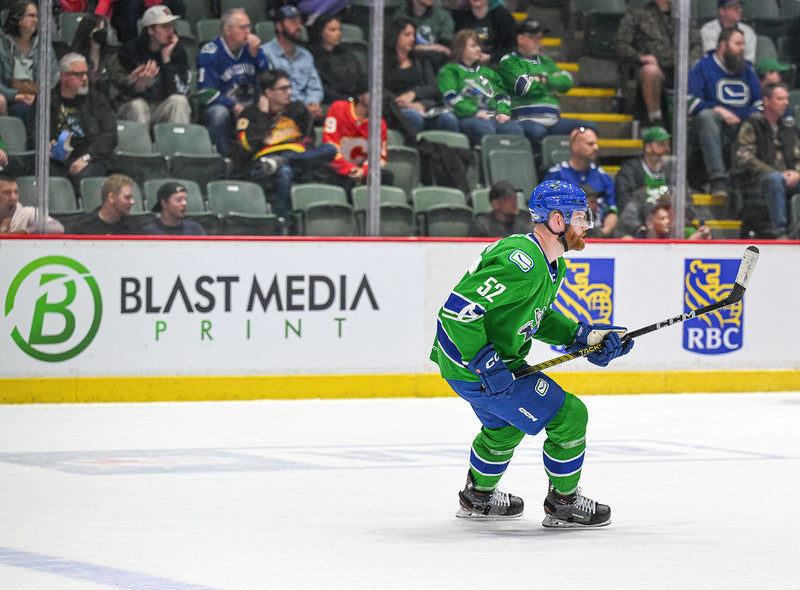 Abbotsford Canucks rink boards — Blast Media Inc