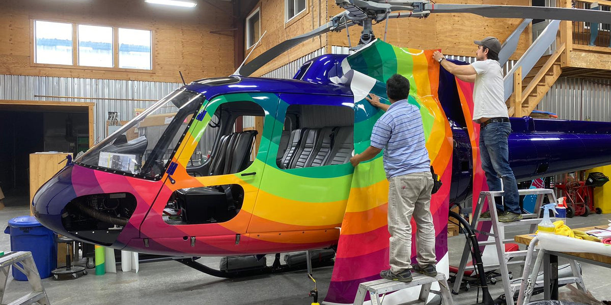 Helicopter Wrap — Blast Media Inc